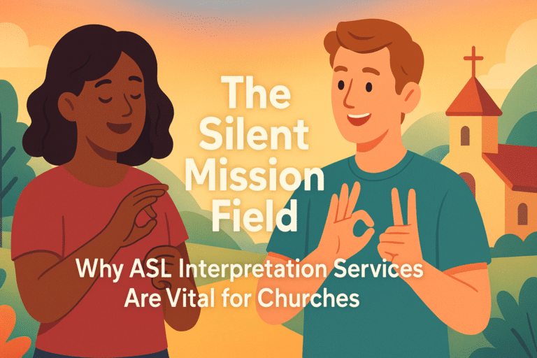 Why ASL Interpretation Services Are Vital for Churche - Christian Lingua